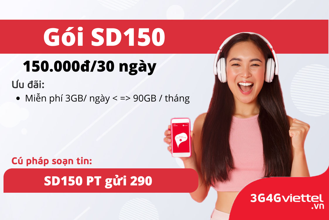 SD150 Viettel trữ lượng cực khủng - 3G4GViettel